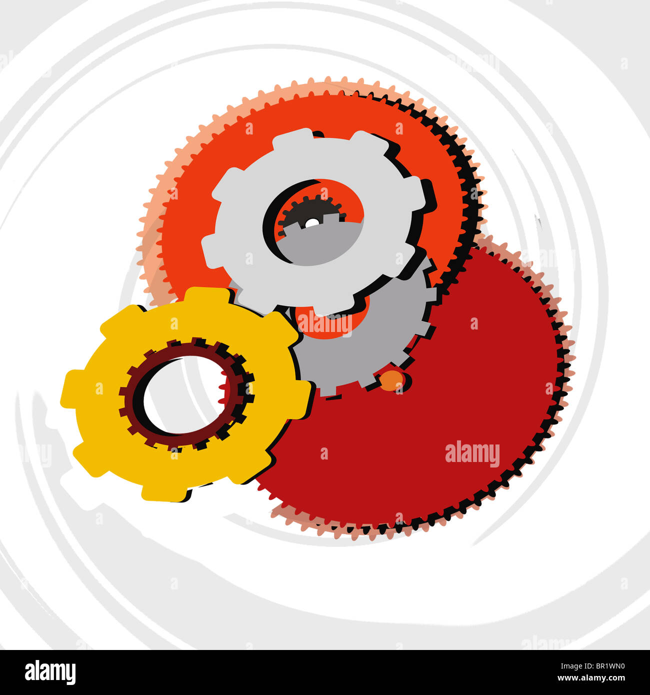 Engineering drawing with gears hi-res stock photography and images - Alamy