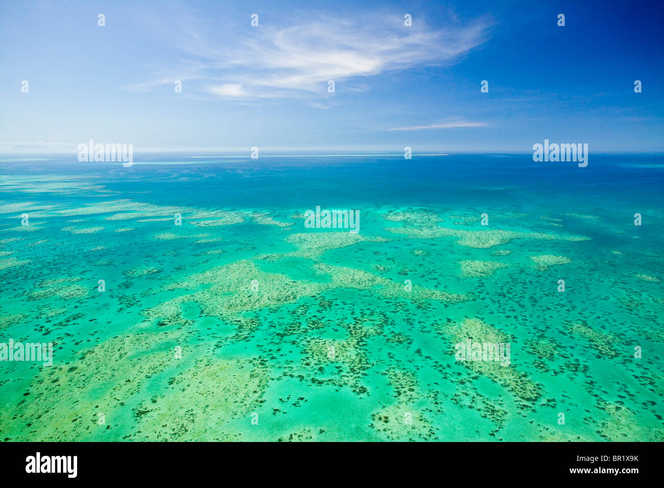 Australia, Queensland, North Coast, Cairns Area. The Great Barrier Reef ...