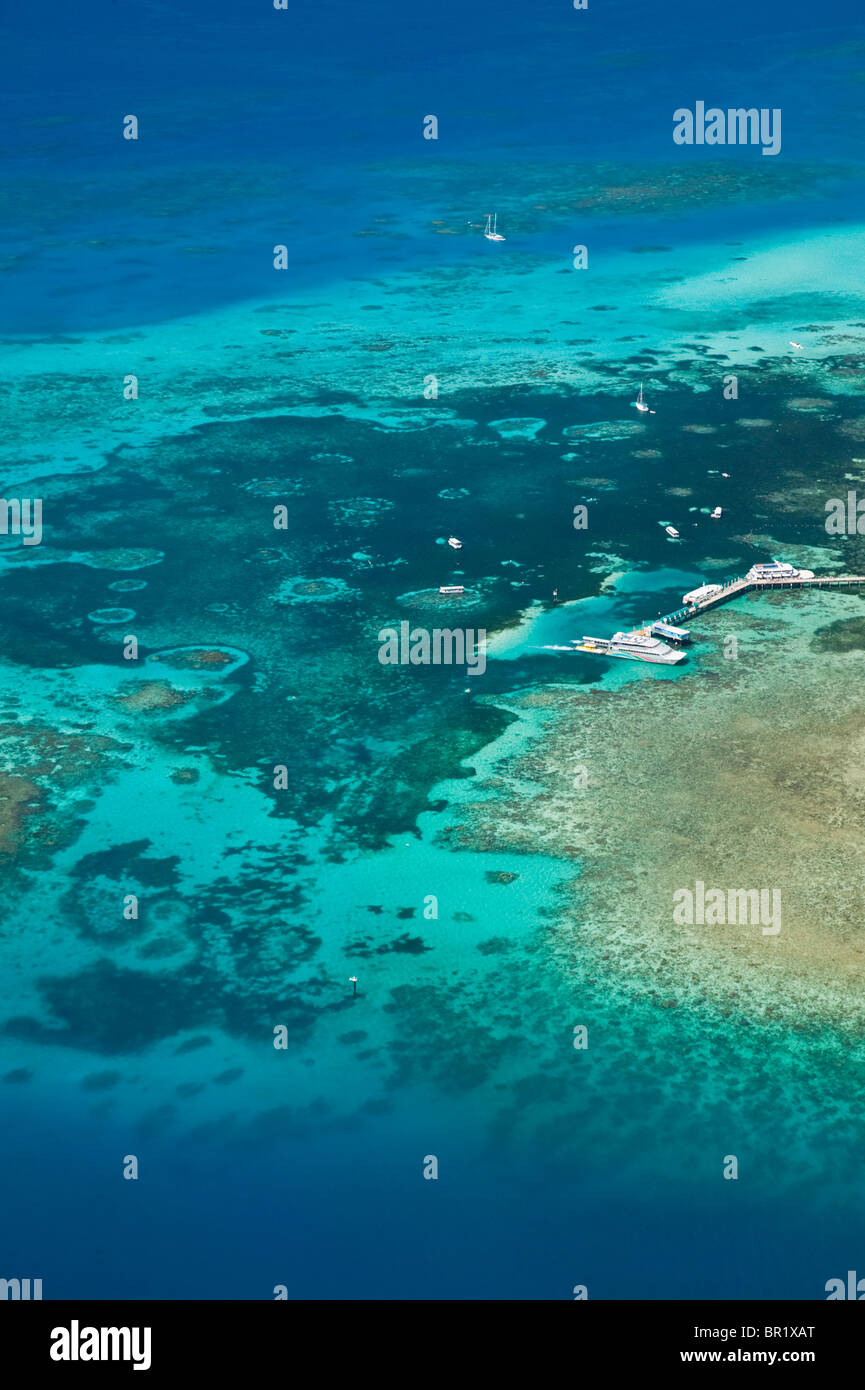 Australia, Queensland, North Coast, Cairns Area. The Great Barrier Reef ...