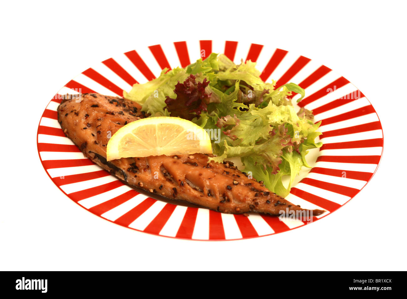 Peppered Mackerel Salad Stock Photo - Alamy