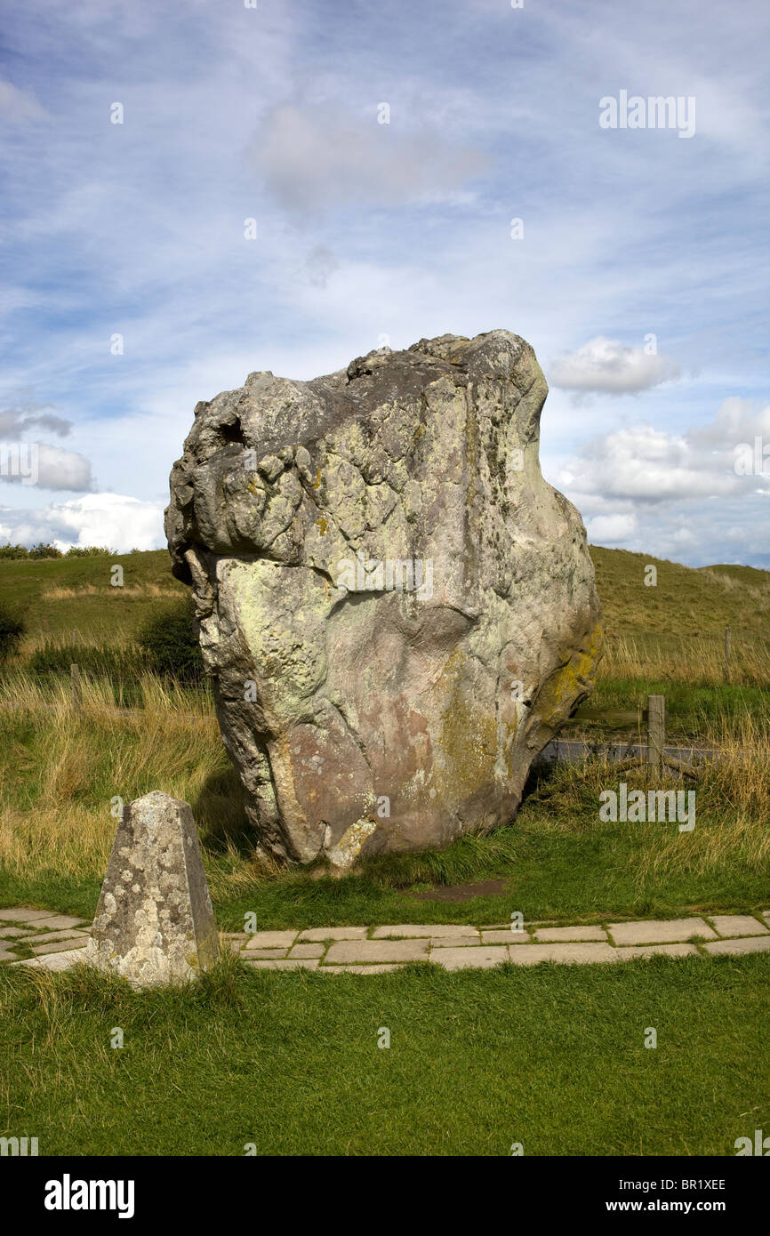 The Swindon Stone at Avebury Stone Circle Wiltshire Stock Photo - Alamy