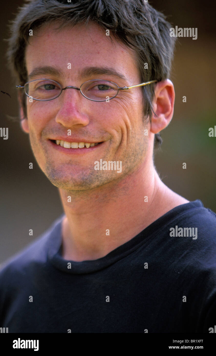 Headshot / portrait of man in Hampi, India Stock Photo - Alamy