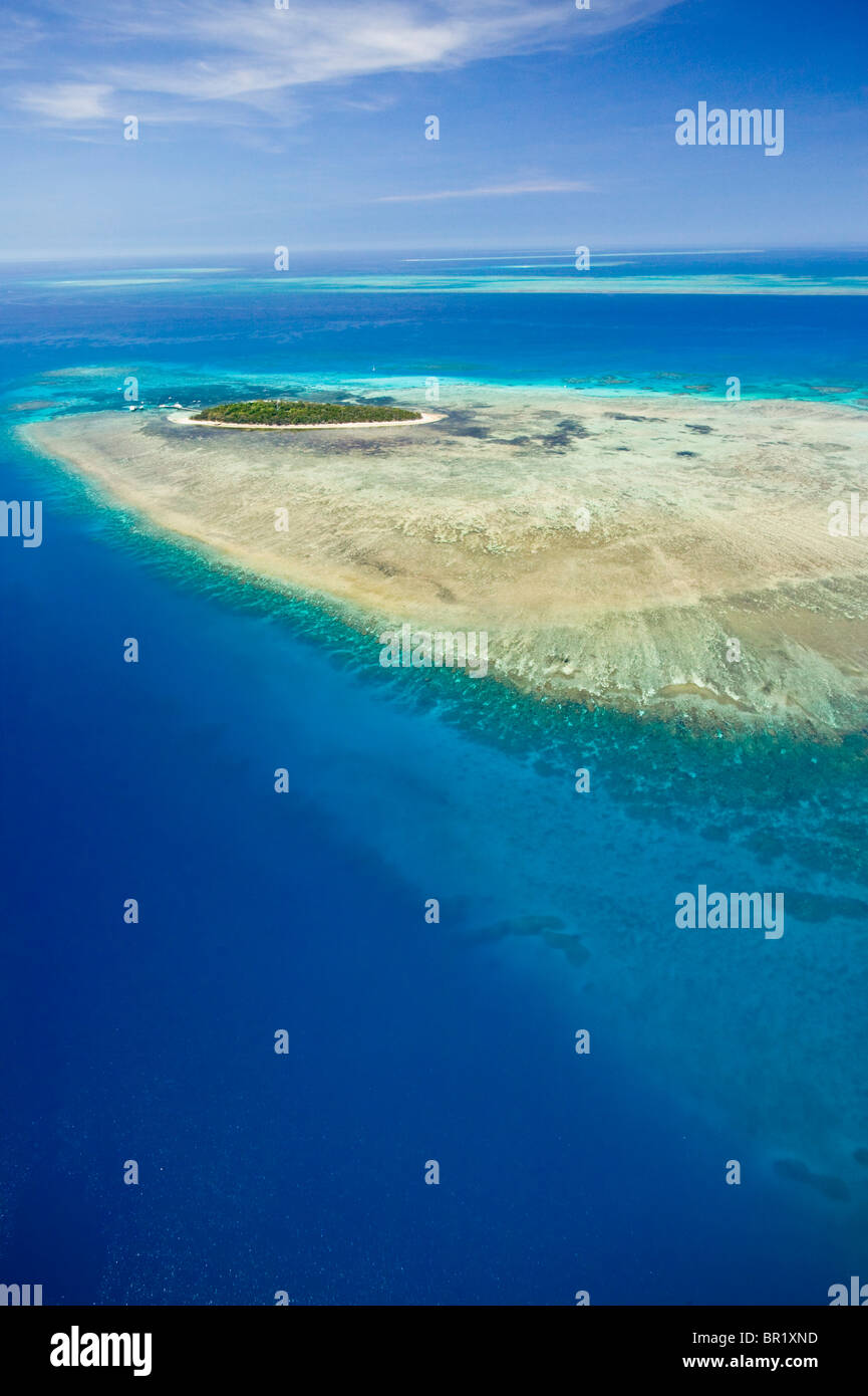 Australia, Queensland, North Coast, Cairns Area. The Great Barrier Reef ...