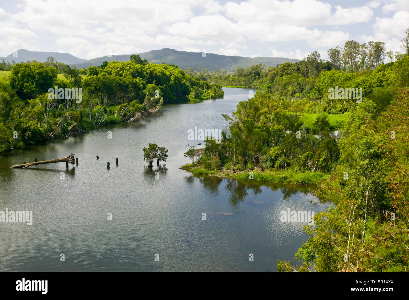Australia, Queensland, Whitsunday Coast, Marian. Pioneer Valley- View ...