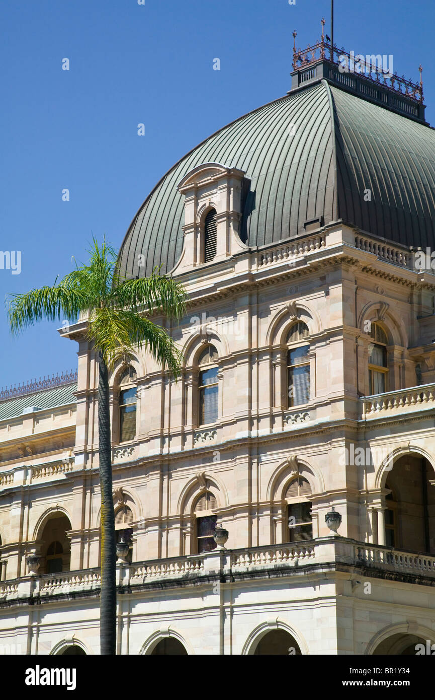 Australia, State of Queensland, Brisbane. Detail of Parliament House ...