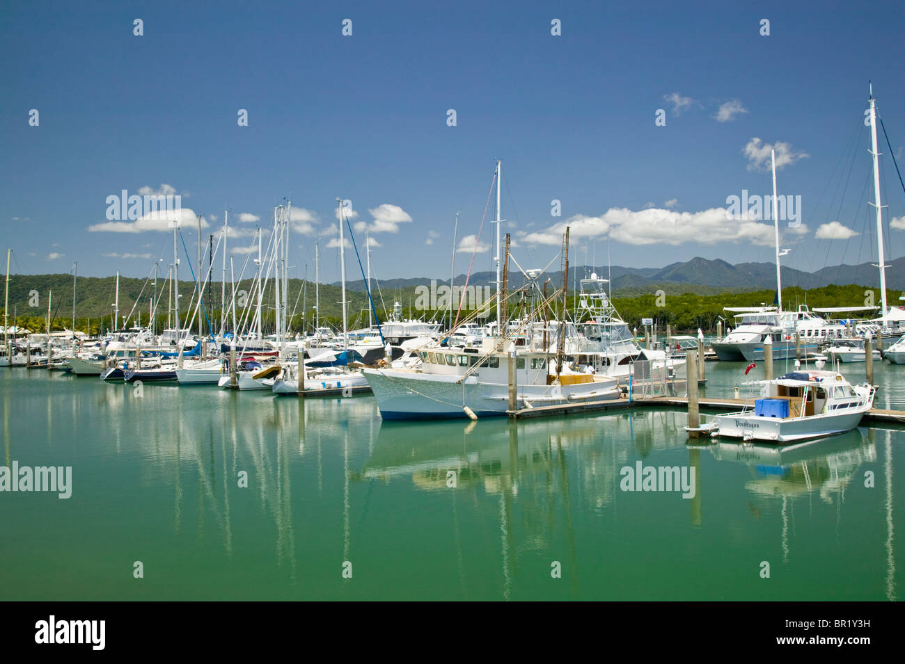 Australia, Queensland, North Coast, Port Douglas. Marina Mirage on ...