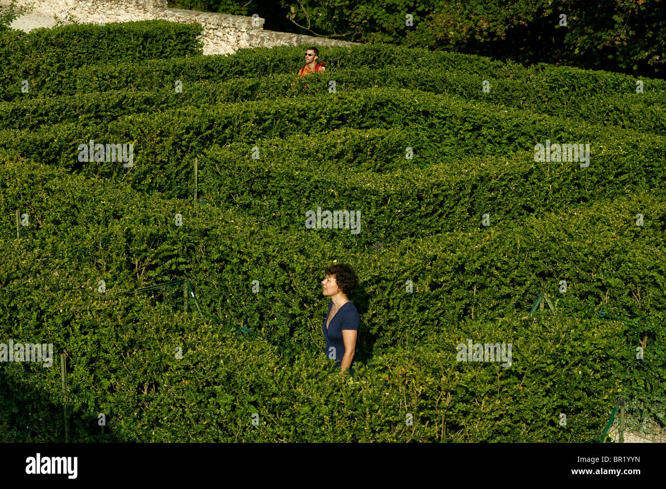 France labyrinth paris chateau hi-res stock photography and images - Alamy