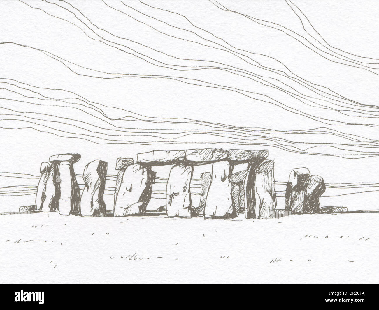 Stone age scene painting hi-res stock photography and images - Alamy