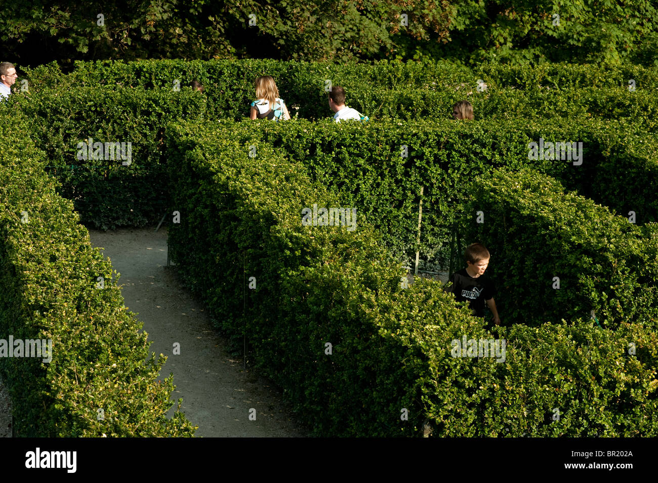 France labyrinth paris chateau hi-res stock photography and images - Alamy