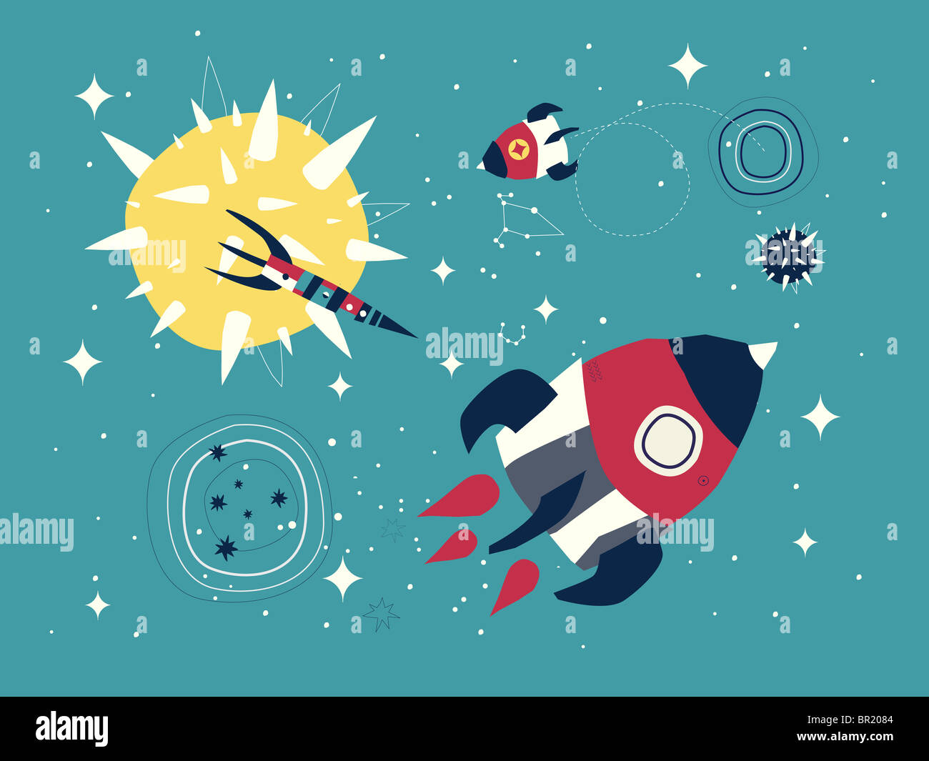 Space rockets hi-res stock photography and images - Alamy