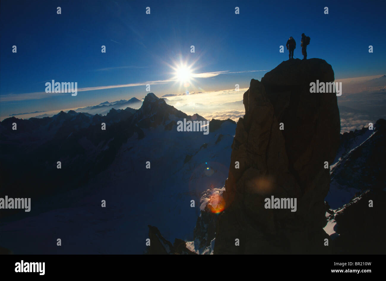 Traverse of the Aiguilles du Diable, Mont Blanc du Tacul, Mont Blanc ...