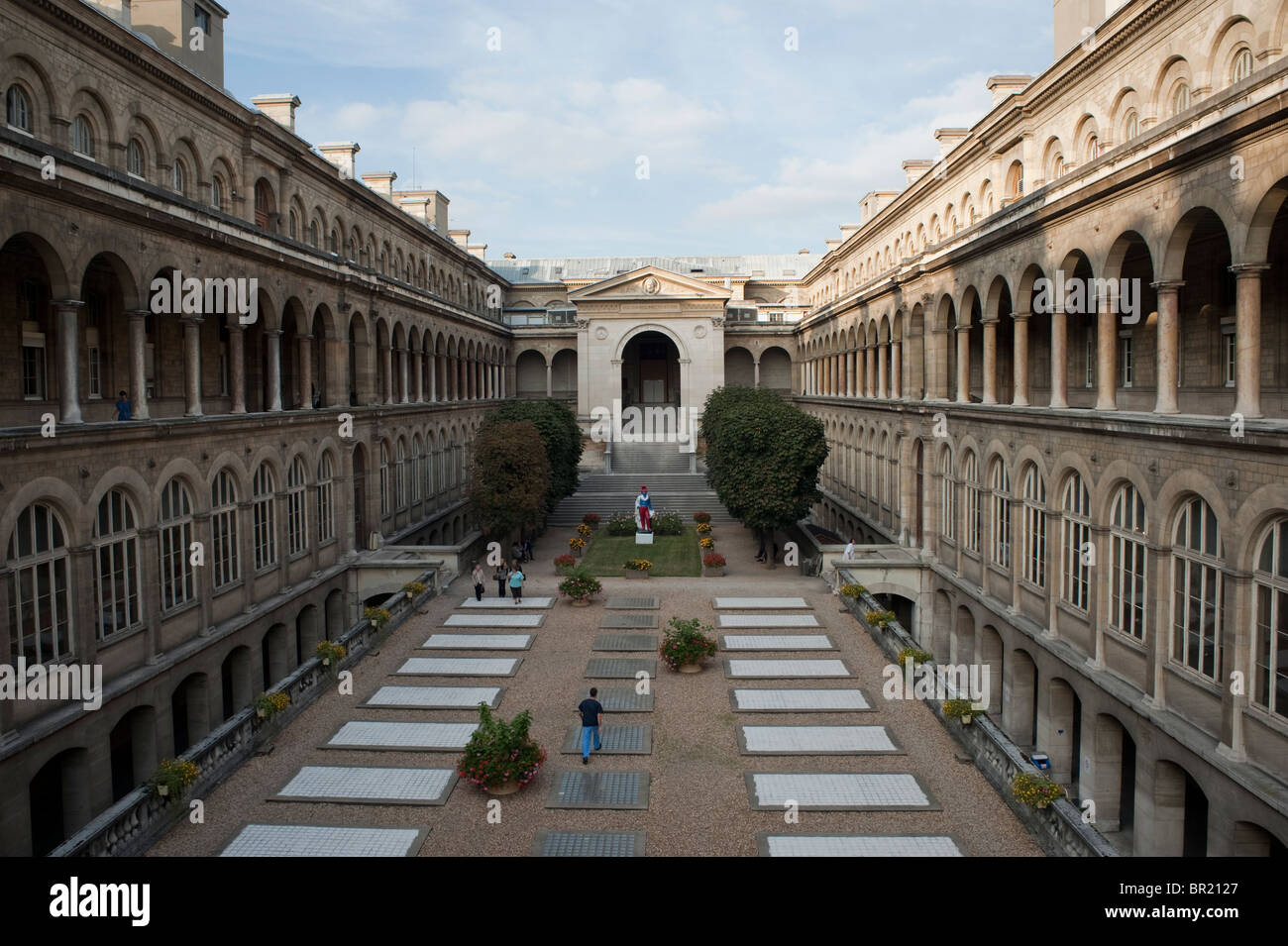 Inside courtyard french hospital hi-res stock photography and images ...
