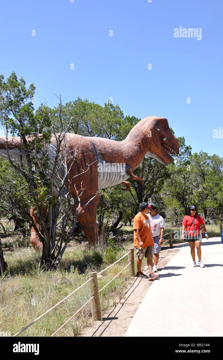 Tyrannosaurus Rex, Dinosaur World, Glen Rose, Texas, USA Stock Photo ...