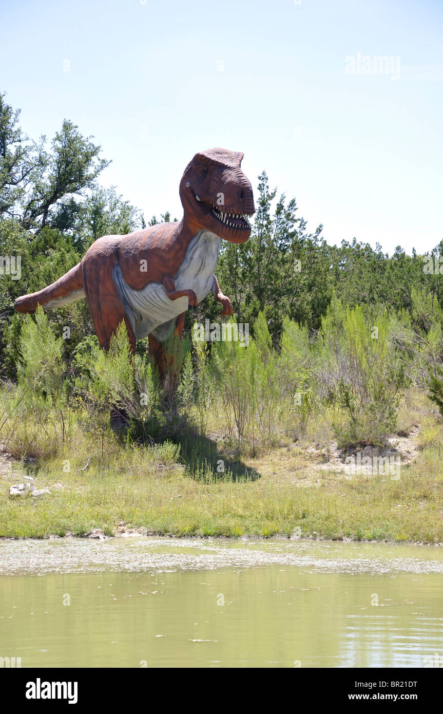 Tyrannosaurus Rex, Dinosaur World, Glen Rose, Texas, USA Stock Photo ...