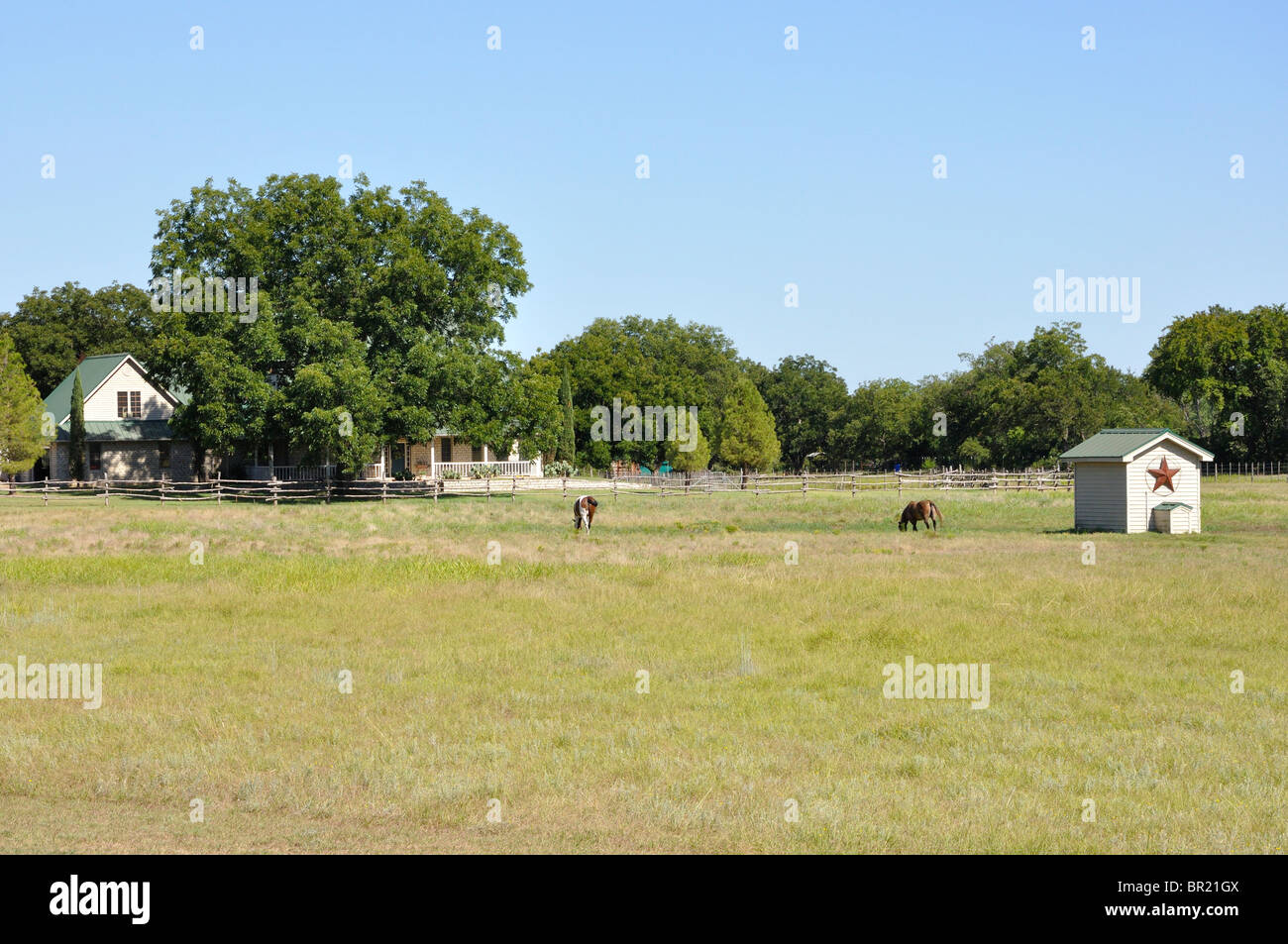 Texas ranch, USA Stock Photo - Alamy