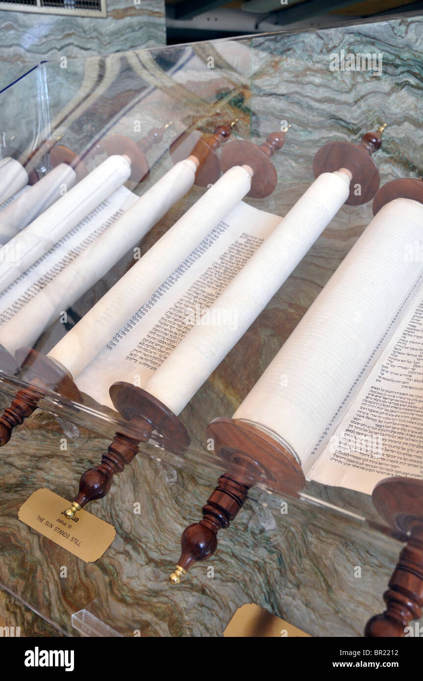 Original 700-year old ancient Bible scrolls written in Hebrew, Creation ...