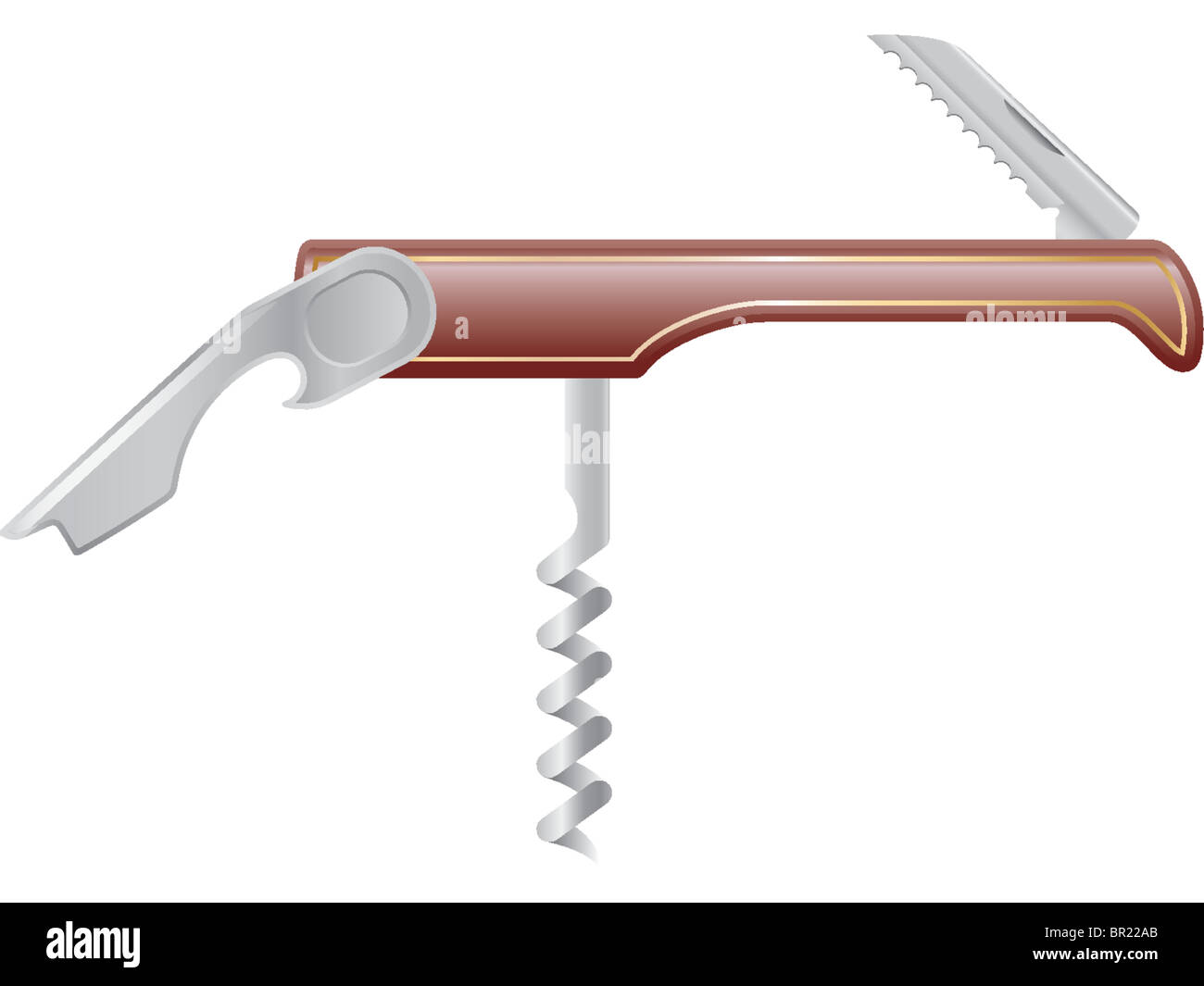 Corkscrew illustration hi-res stock photography and images - Alamy