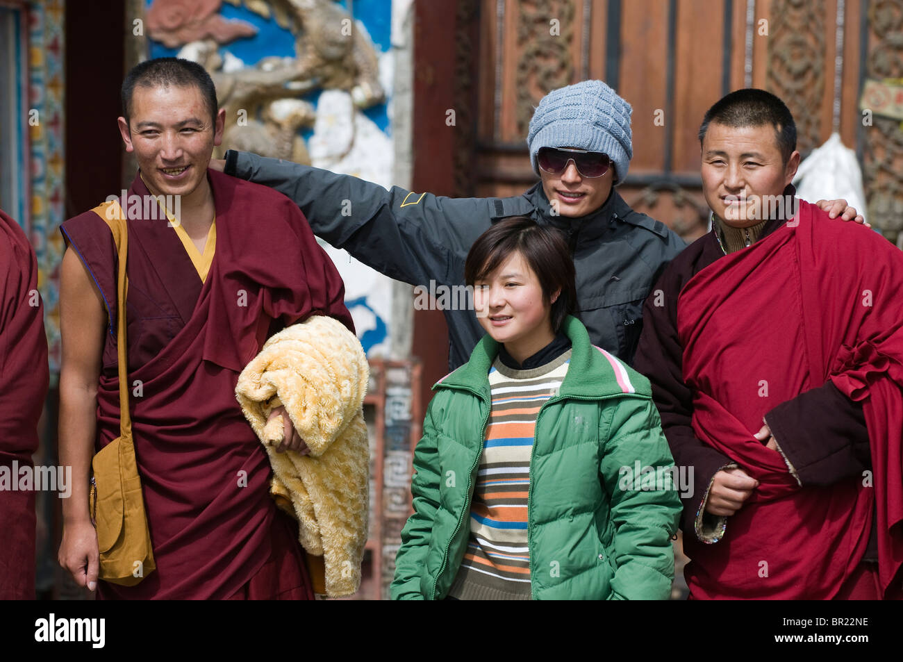 Buddhist monk young chinese woman hi-res stock photography and images ...