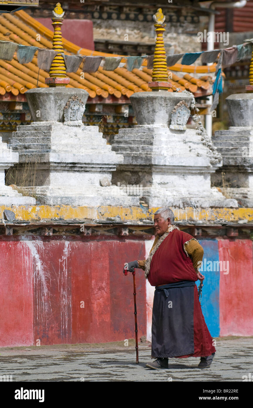Monks Levitate On Cane