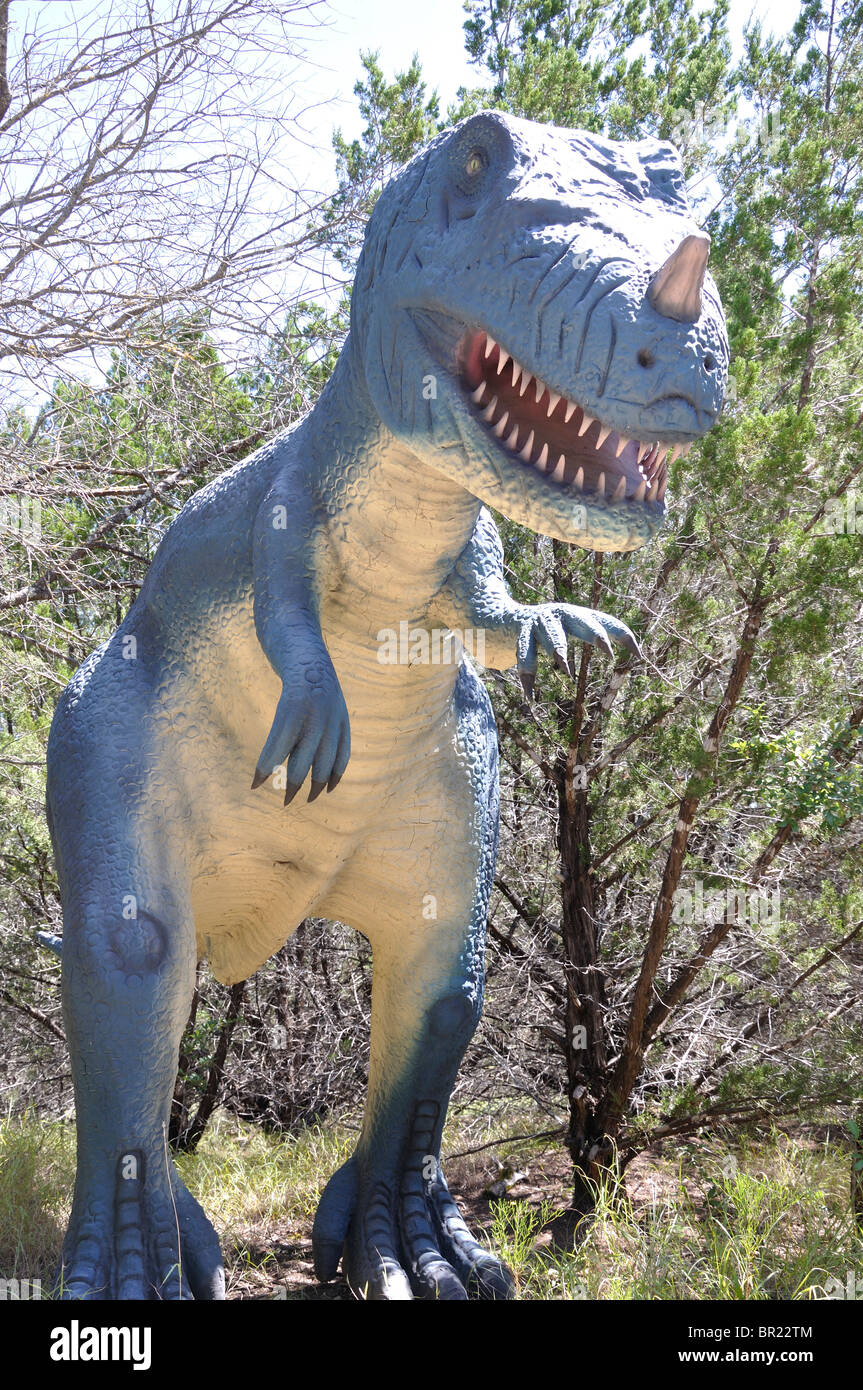 Dinosaur dinosaurs dino world museum exhibition glen rose hi-res stock ...