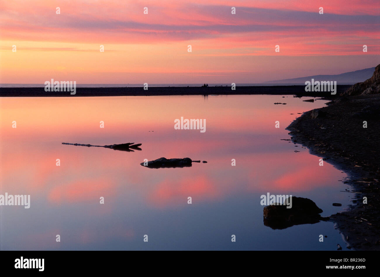 salmon creek estuary Stock Photo - Alamy