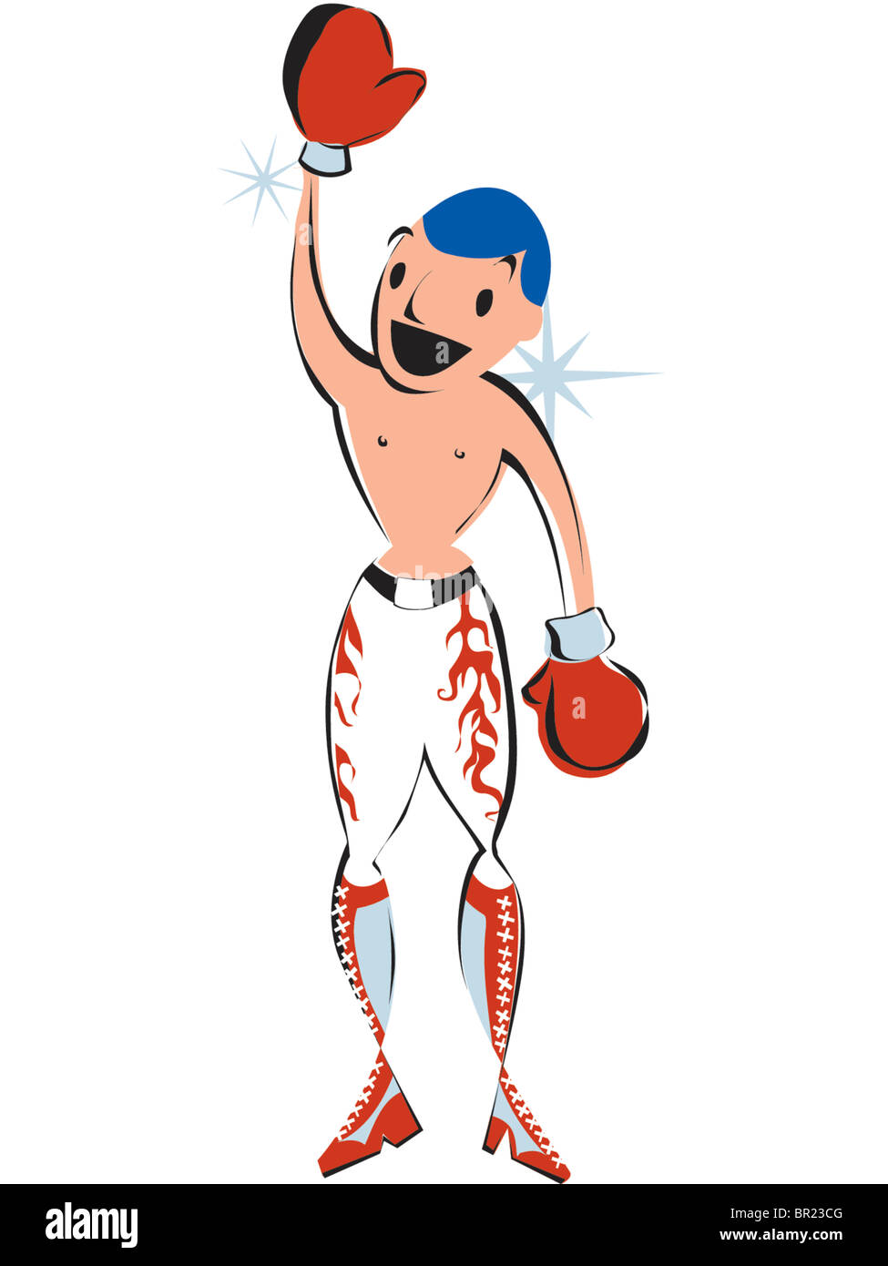 Boxing cartoon hi-res stock photography and images - Alamy