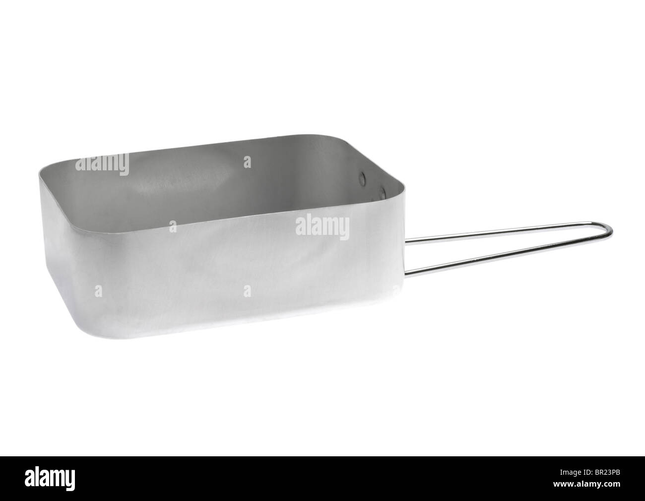 Camping mess tin on white background Stock Photo - Alamy