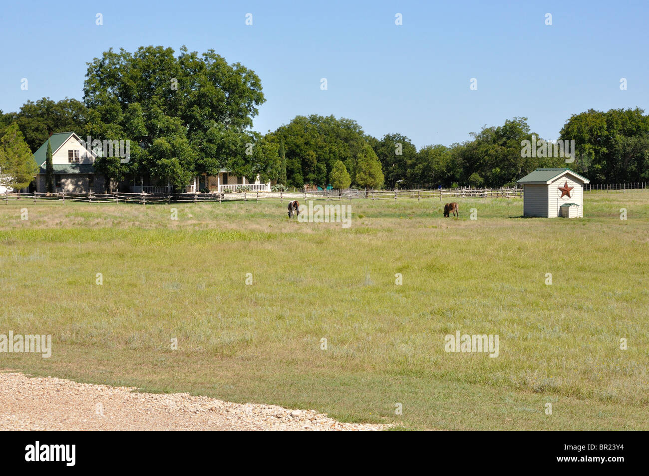 Texas ranch, USA Stock Photo - Alamy