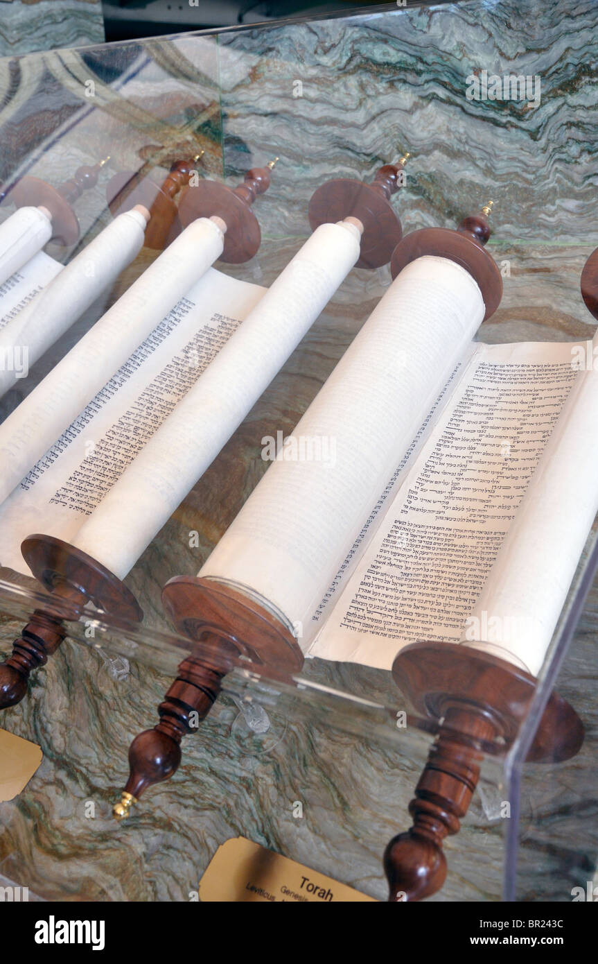 Original 700-year old ancient Bible scrolls written in Hebrew, Creation ...