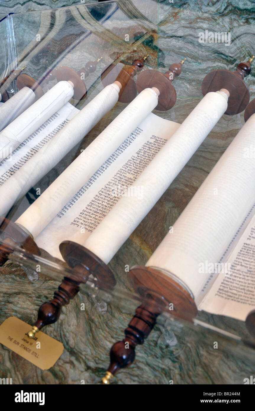 Original 700-year old ancient Bible scrolls written in Hebrew, Creation ...