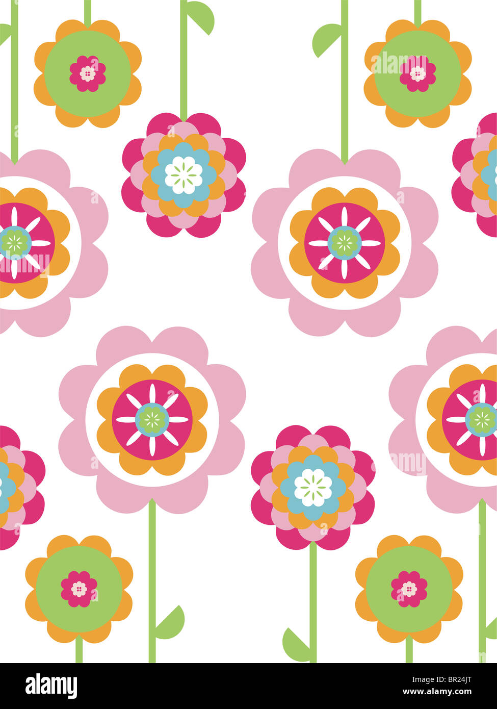 A pattern of flowers Stock Photo - Alamy
