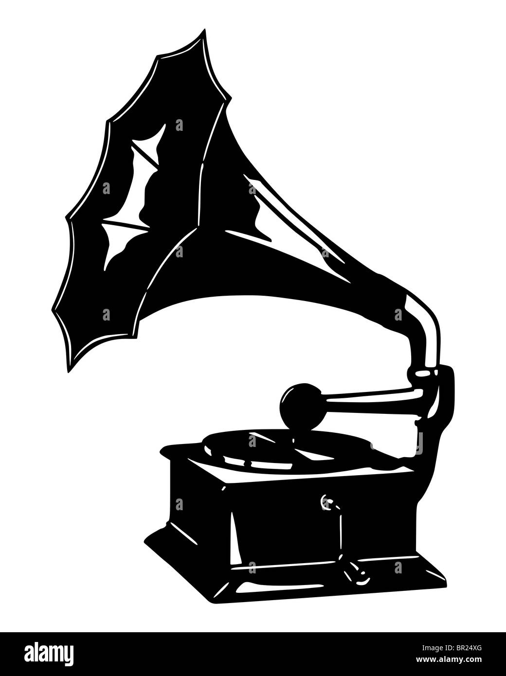 Antique gramophone Cut Out Stock Images & Pictures - Alamy