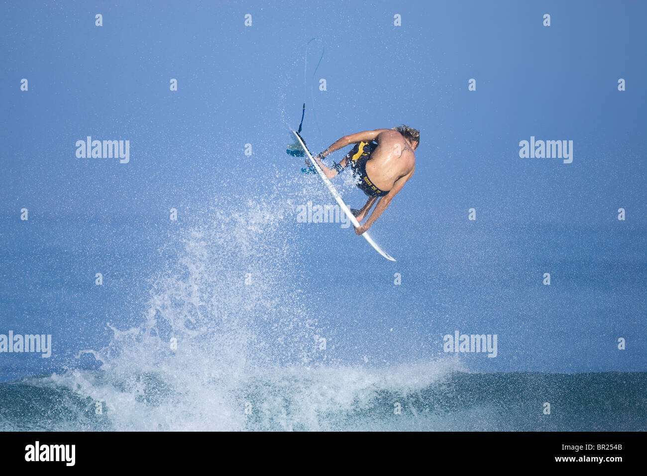 surfer performing an ariel manoeuvre, Hawaii Stock Photo - Alamy