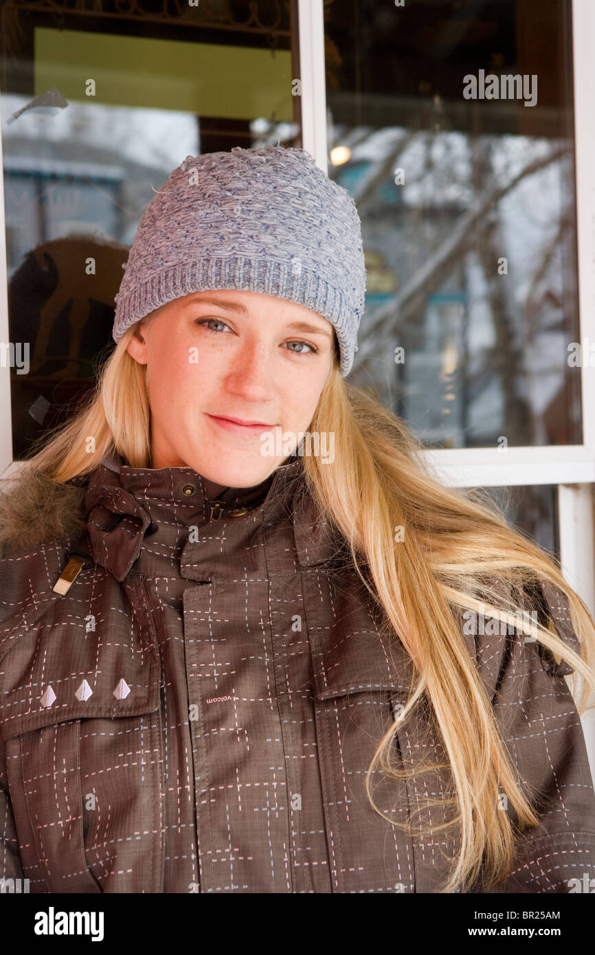 Pretty woman, Colorado Stock Photo - Alamy