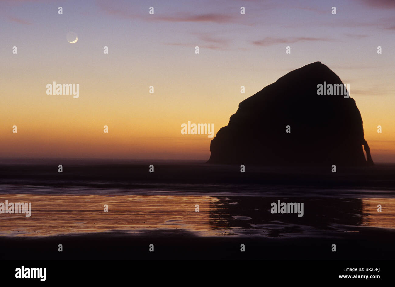 Oregon Coast sea stack and sunset. Oregon, USA Stock Photo - Alamy