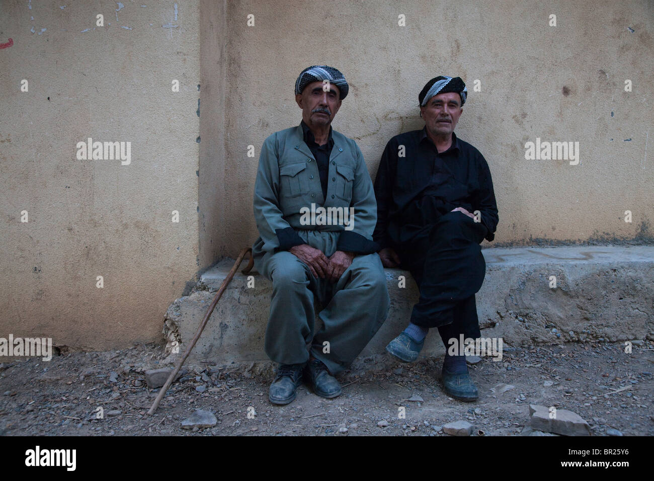 A Kurdish man wearing traditional garment in Erbil Northern Iraq Stock ...