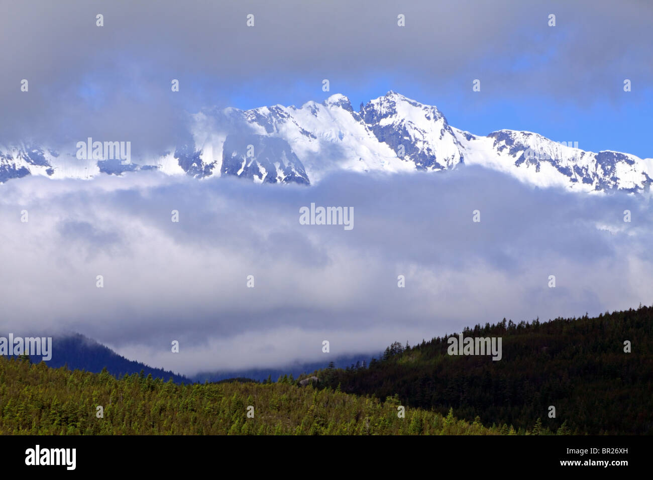 Mount Tantalus in Tantalus Provincial Park of British Columbia Stock ...