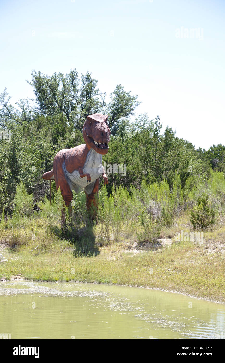 Tyrannosaurus Rex, Dinosaur World, Glen Rose, Texas, USA Stock Photo ...