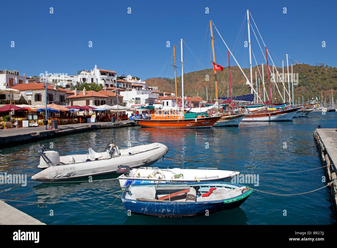 harbour of Marmaris, West Coast, Turkey Stock Photo - Alamy