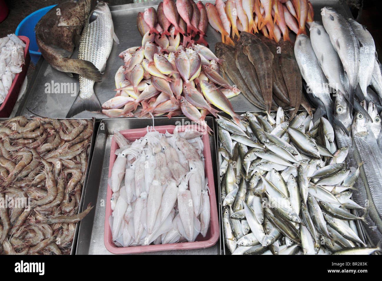Fish at Market Stock Photo - Alamy