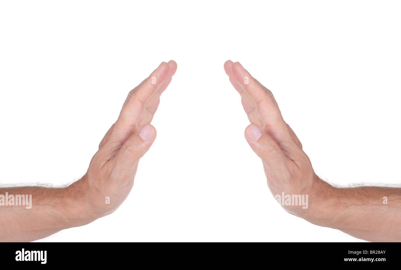 human male hand concept, isolated Stock Photo - Alamy