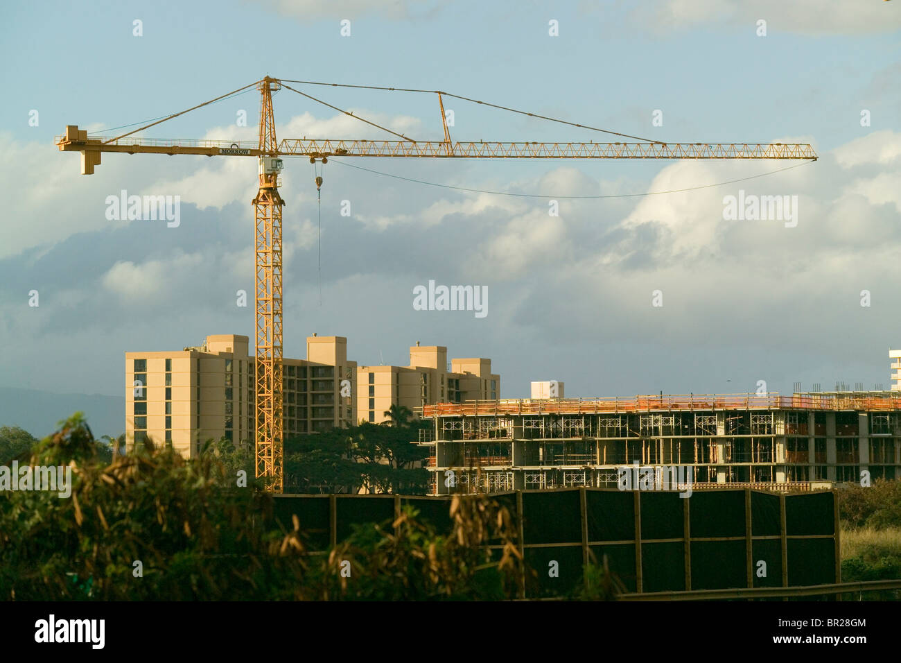 Condos under construction near Lahaina, Maui, Hawaii Stock Photo - Alamy