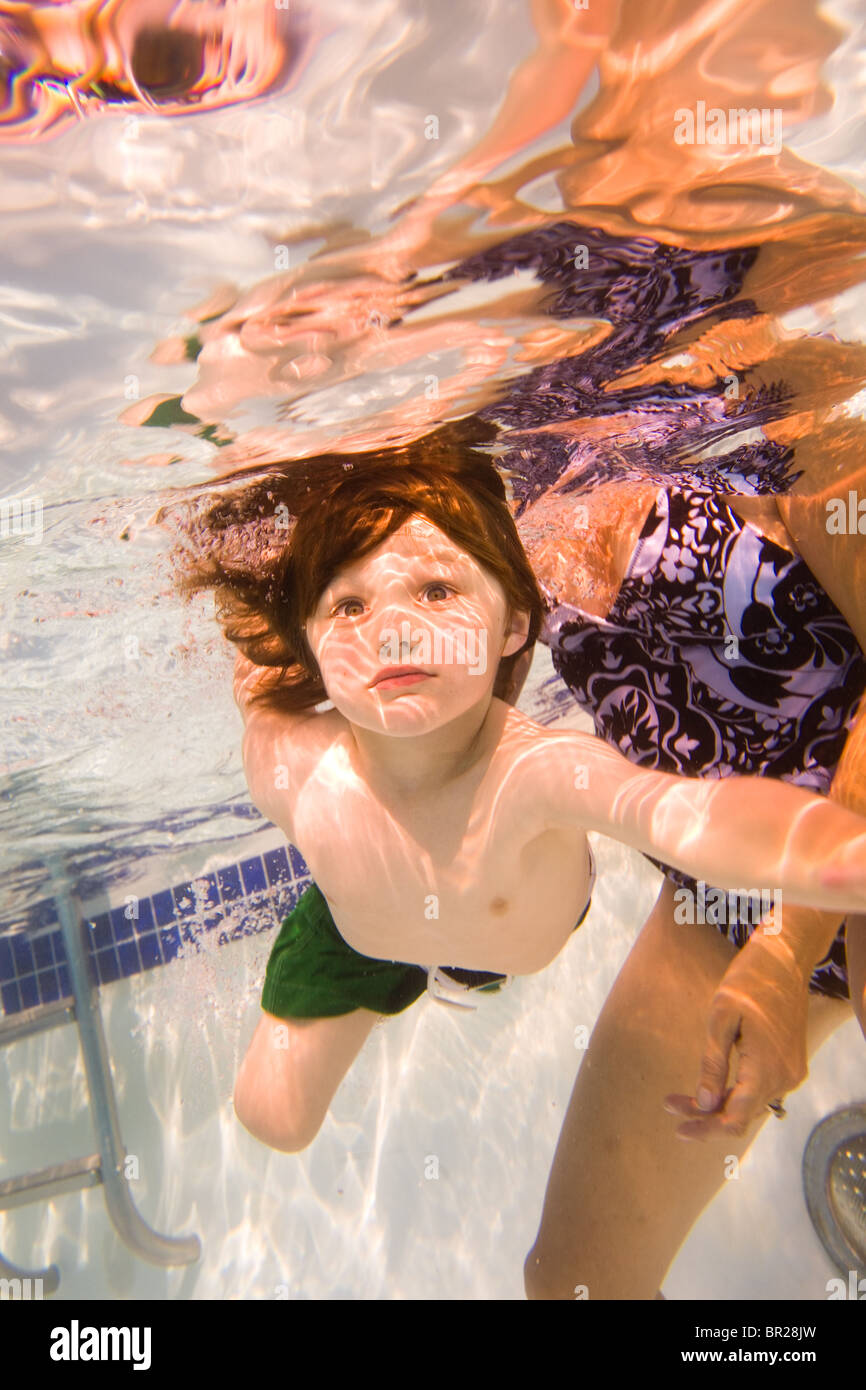 Scared person swimming hi-res stock photography and images - Alamy