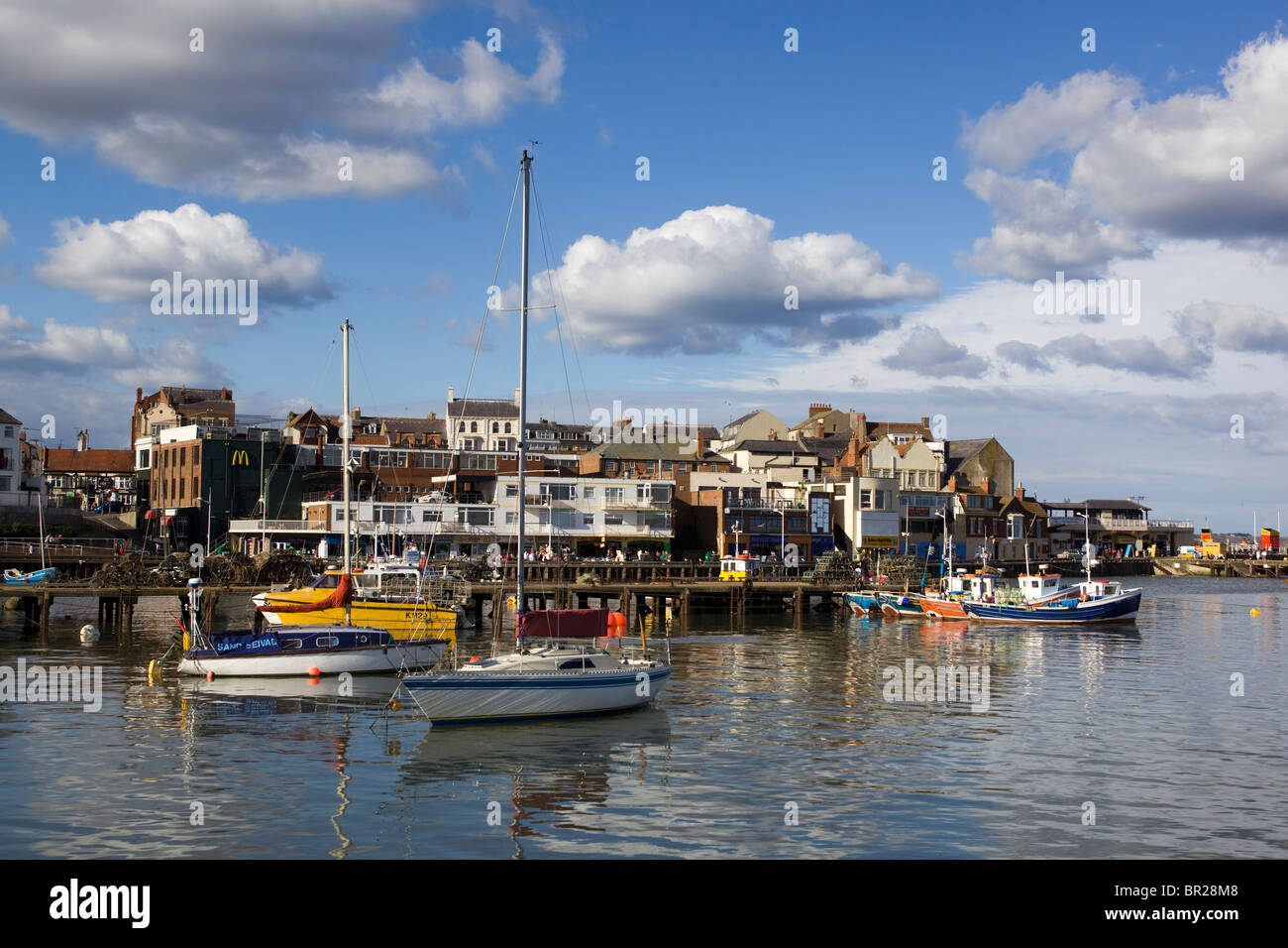 Harbour Bridlington East Yorkshire England UK Stock Photo - Alamy