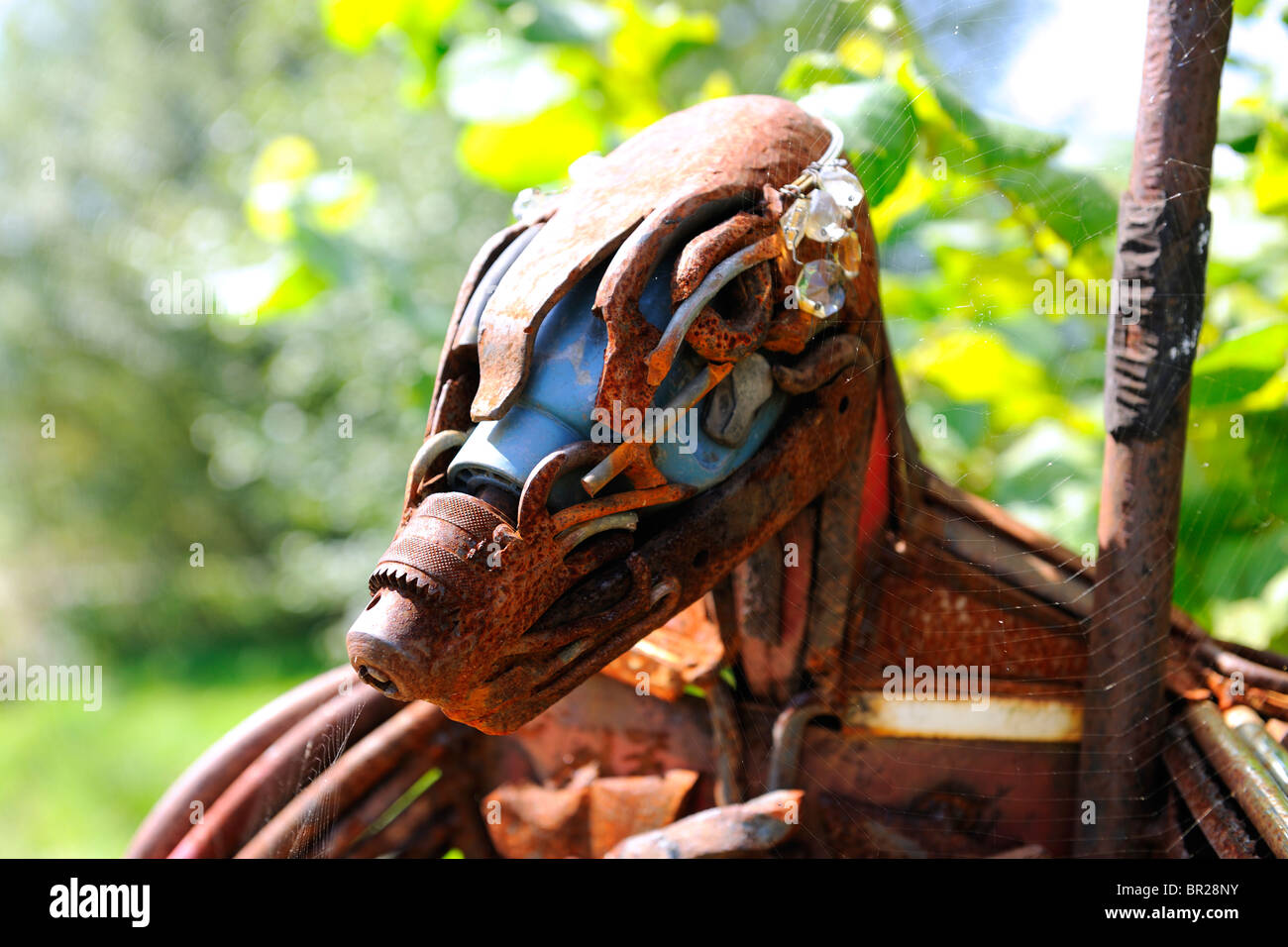 Rusty Alien Warrior Stock Photo - Alamy