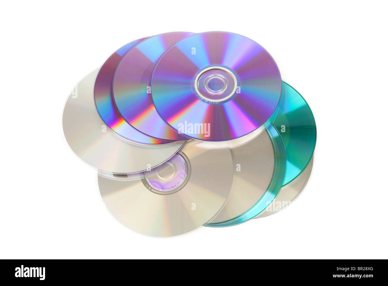 Silver discs Cut Out Stock Images & Pictures - Alamy