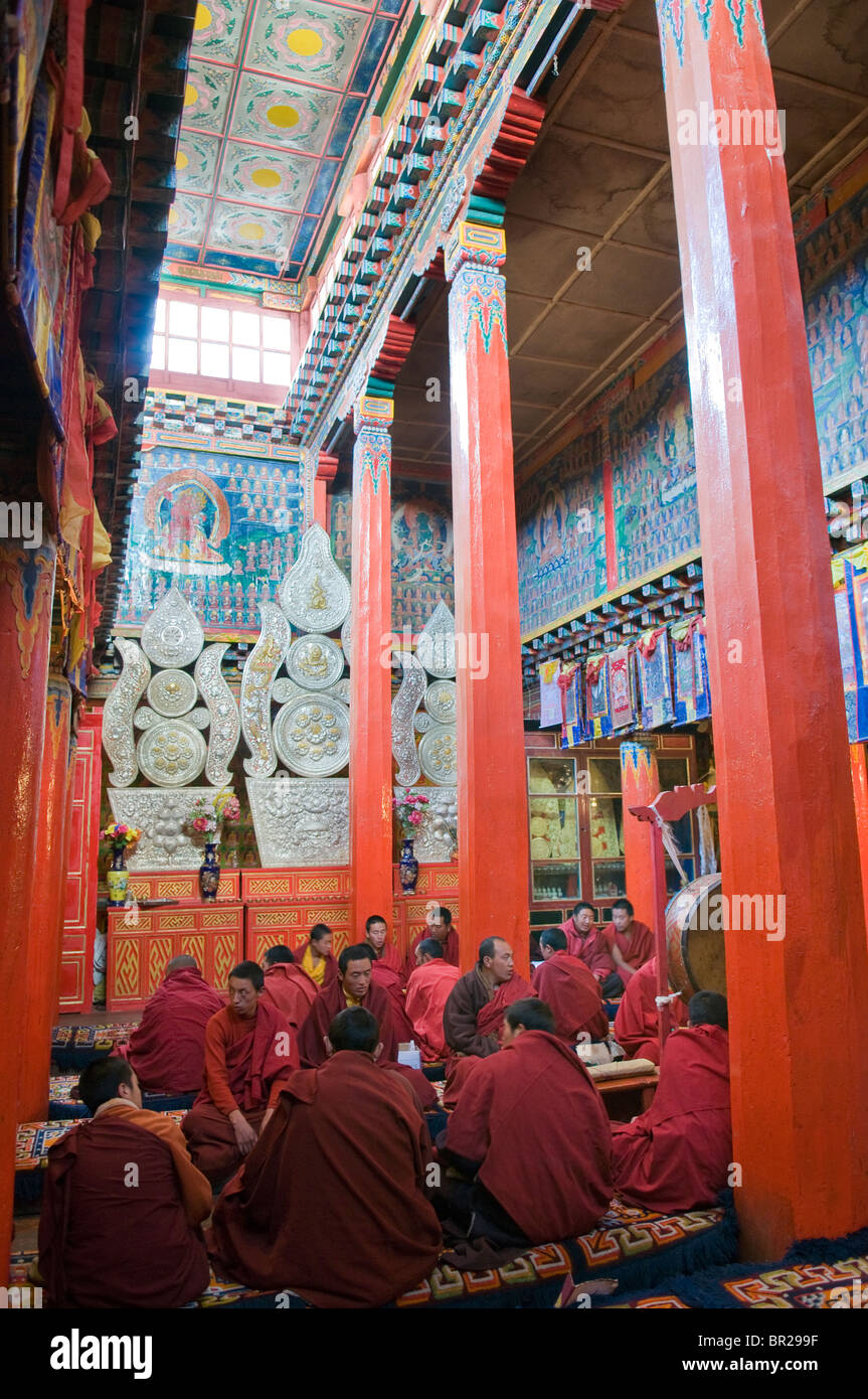 Inside Tibetan Buddhist Monastery High Resolution Stock Photography and ...