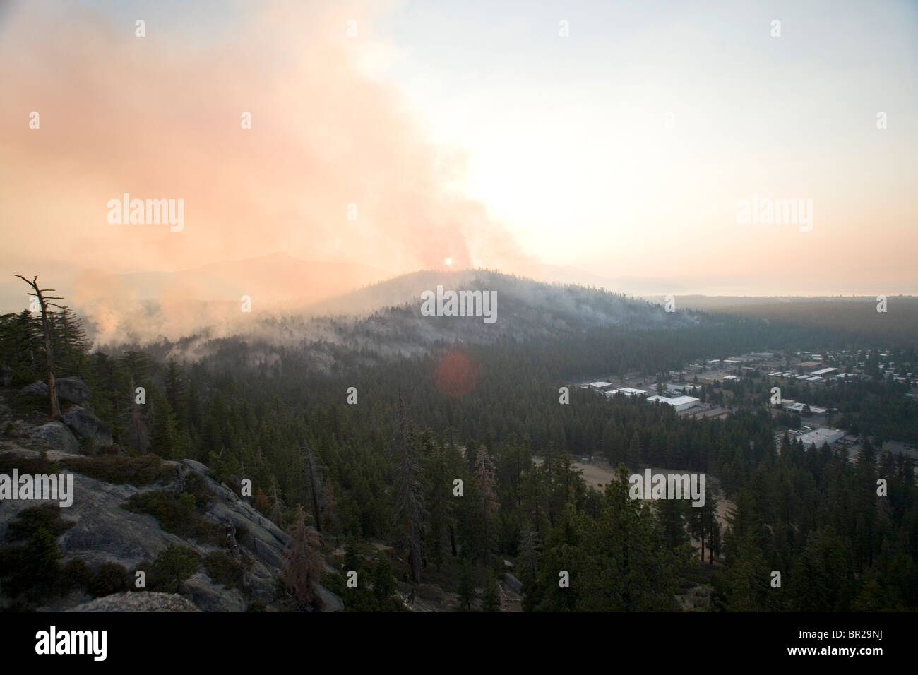 Angora Fire in South Lake Tahoe, CA Stock Photo - Alamy