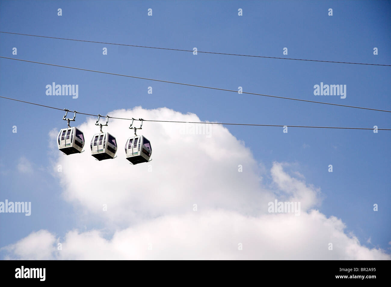 Heights of Abraham, cable car, Matlock Bath, Derbyshire, Peak District ...