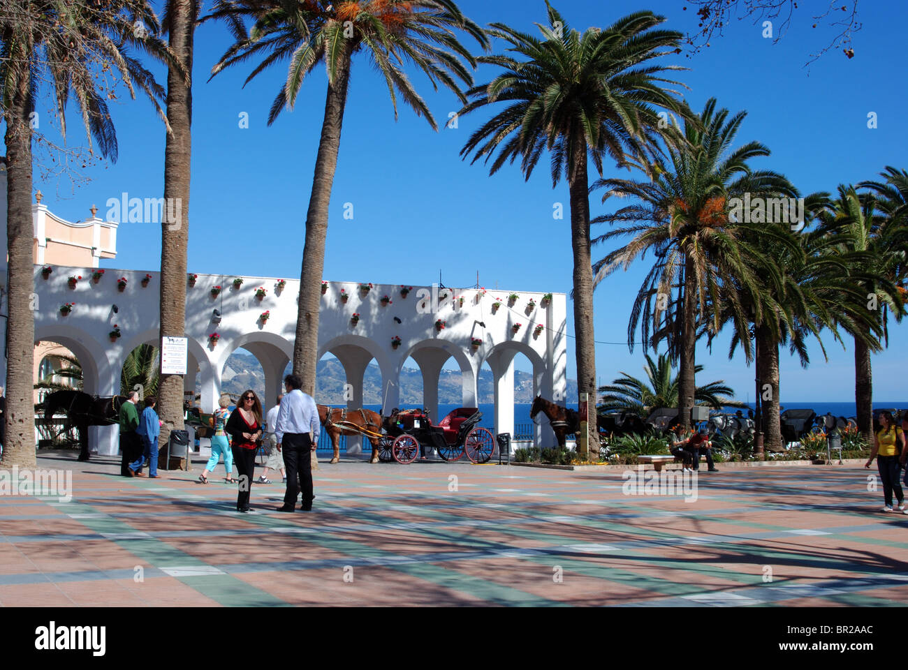 Balcony of Europe (Balcon de Europa), Nerja, Costa del Sol, Malaga ...